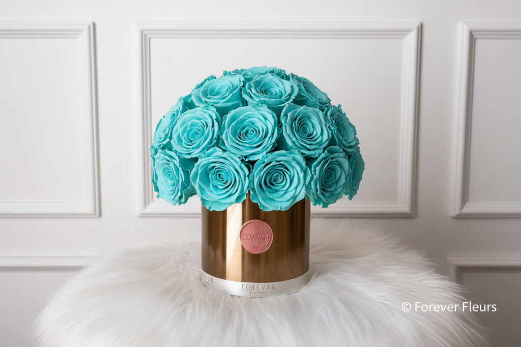 Forever Bouquet Box - Small (FREE gift box) Pink and White | luxury ...