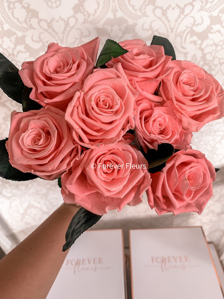Everlasting Long Stemmed Roses (Sydney Only) Red / 12 long stemmed ...